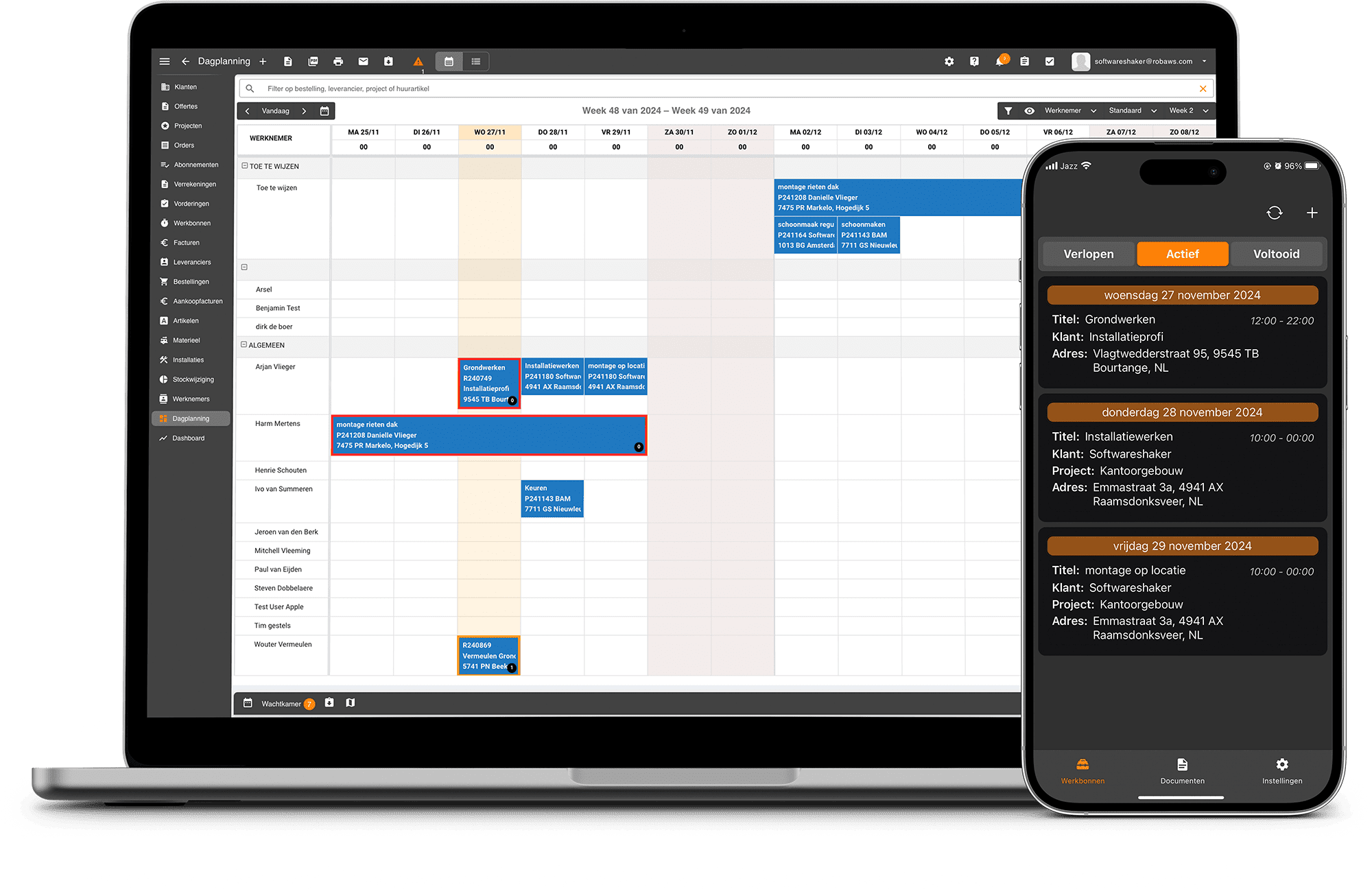 #1 Robaws GWW software en infra en een digitale werkbon app