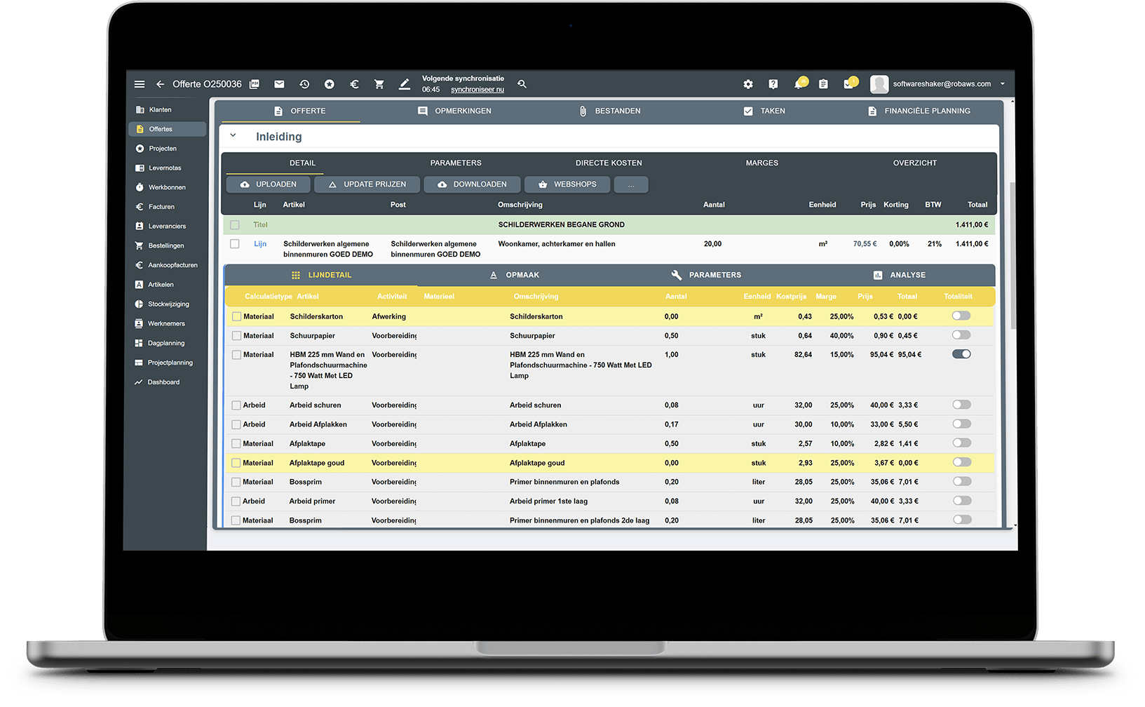 #1 Calculatie programma bouw | Robaws