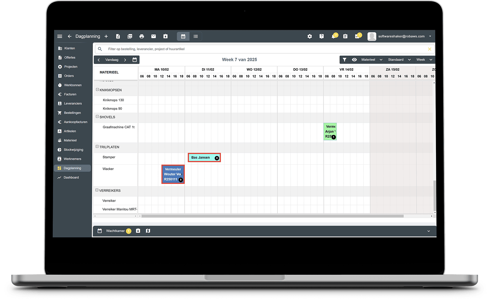 #1 Gereedschapbeheer met Robaws | Efficiënt materieelbeheer